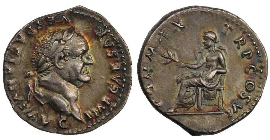 Vespasian, Silver Denarius | Roman Imperial Coins