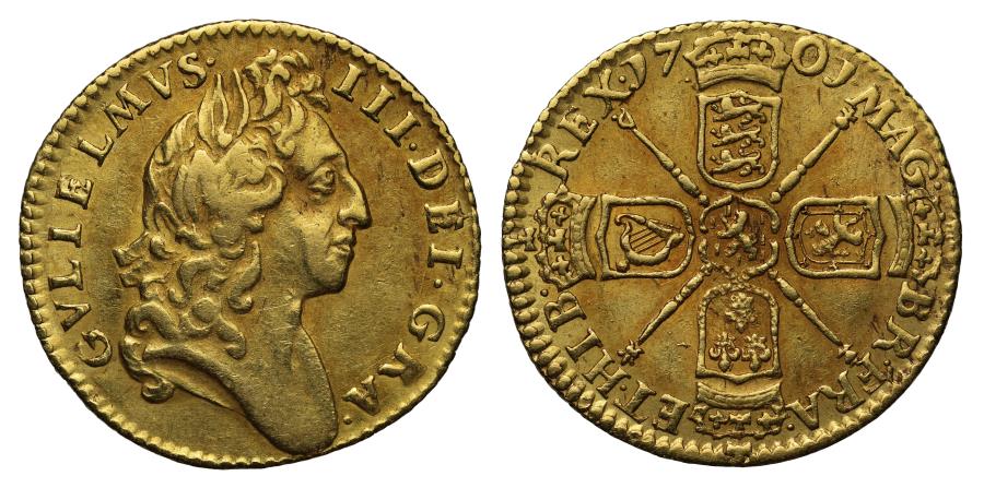William III 1701 Half-Guinea | European Coins