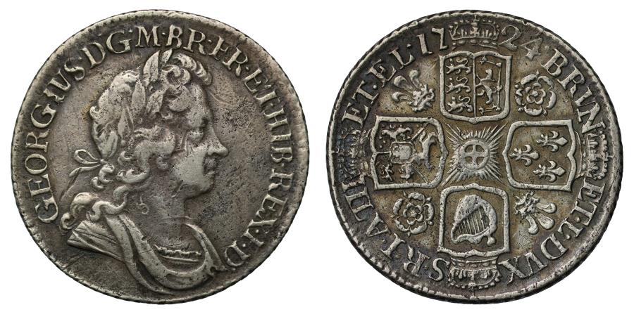 George I 1724 Shilling | European Coins