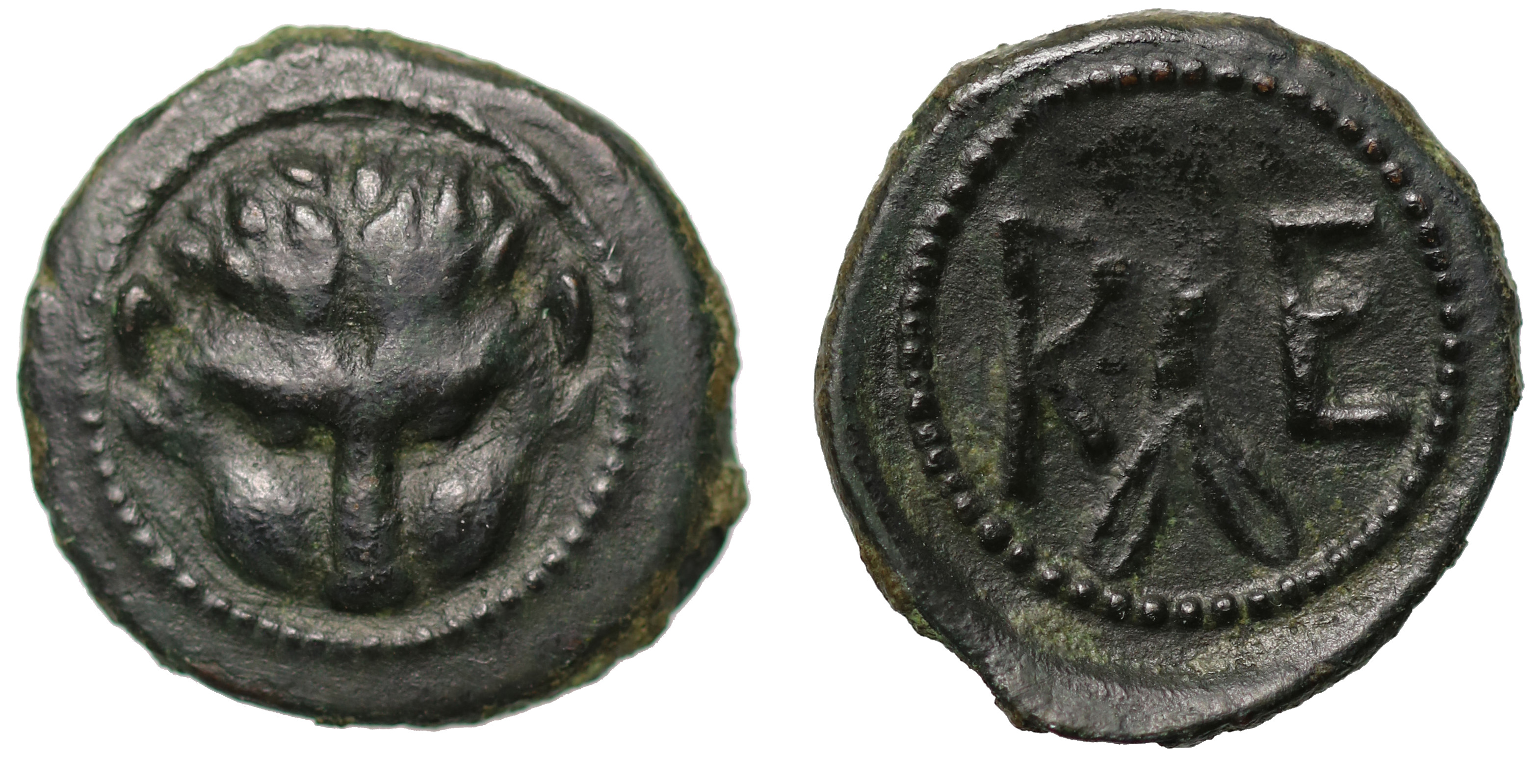 Bruttium, Rhegion, AE 12mm. | Greek Coins