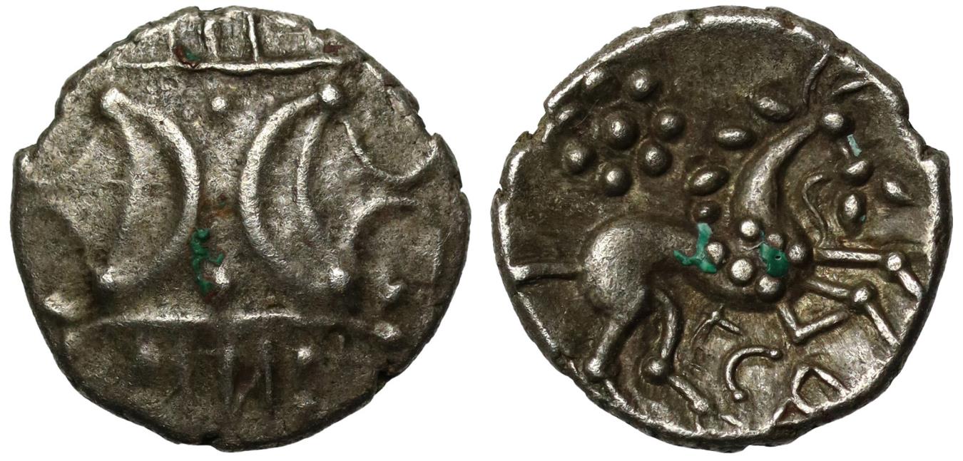 Iceni, Ecen, Silver Unit. | Celtic Coins
