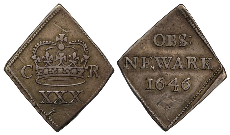 Charles I 1646 Newark Halfcrown | European Coins