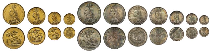 Victoria 1887 currency Set of 11 | European Coins