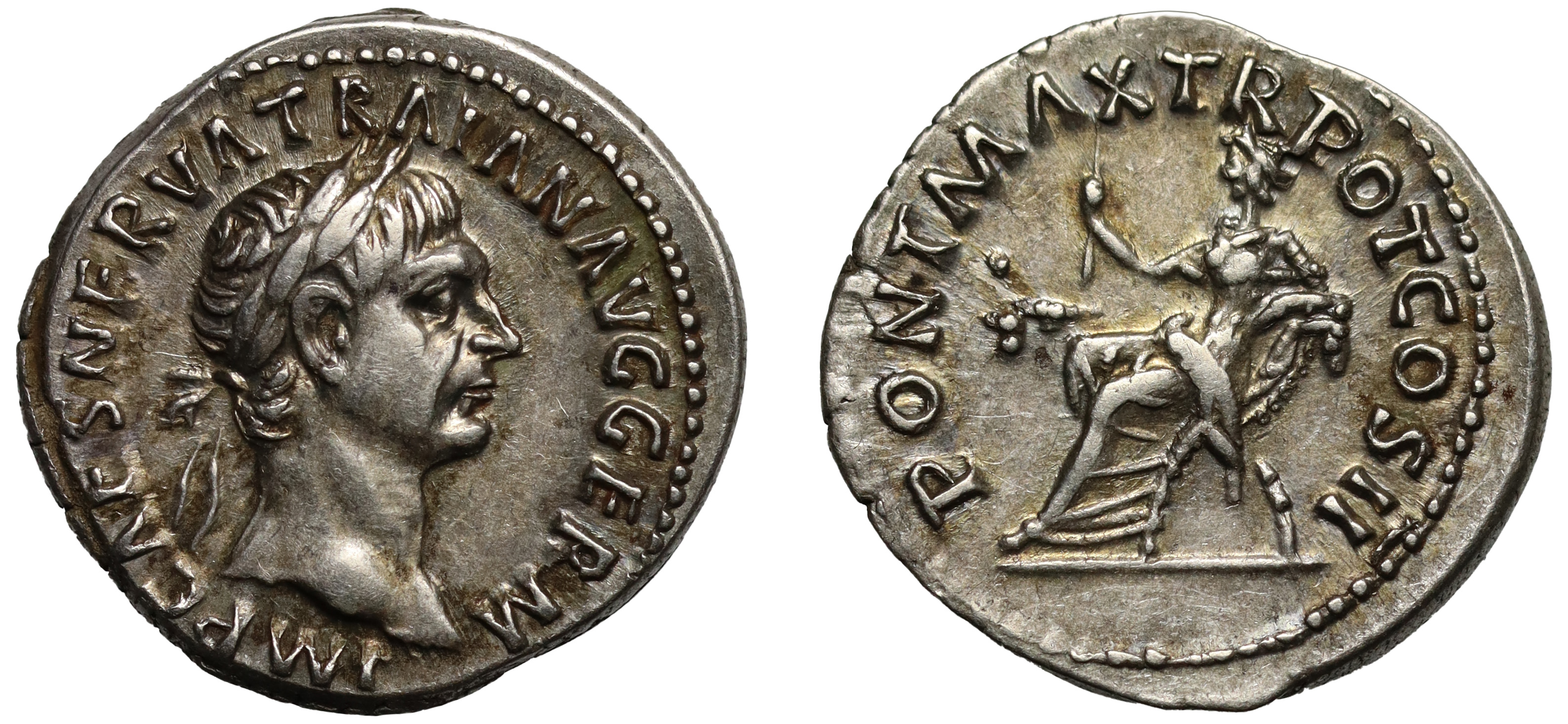 Trajan, silver Denarius. | Roman Imperial Coins