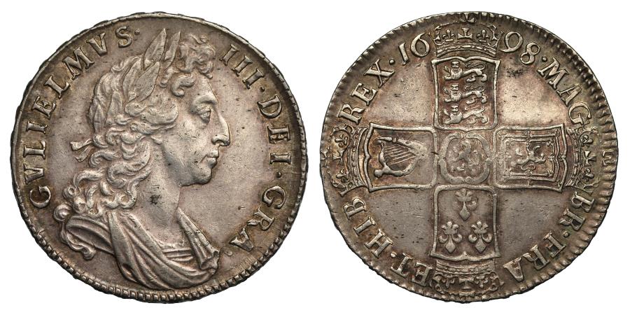 William III 1698 Halfcrown | European Coins