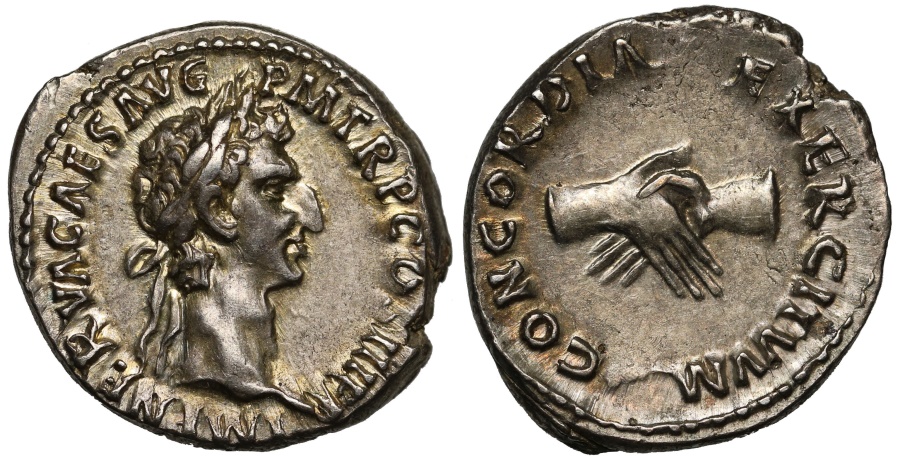 Nerva, Silver Denarius | Roman Imperial Coins