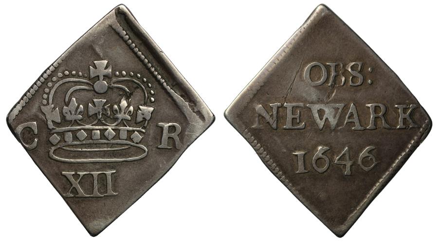 Charles I 1646 Newark Shilling | European Coins