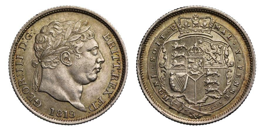 George III 1819 Shilling | European Coins