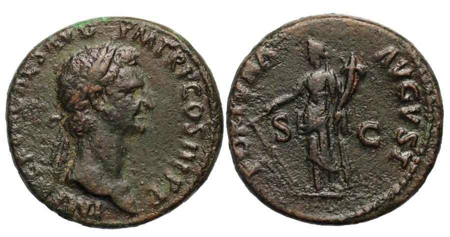 Nerva, AE As | Roman Imperial Coins