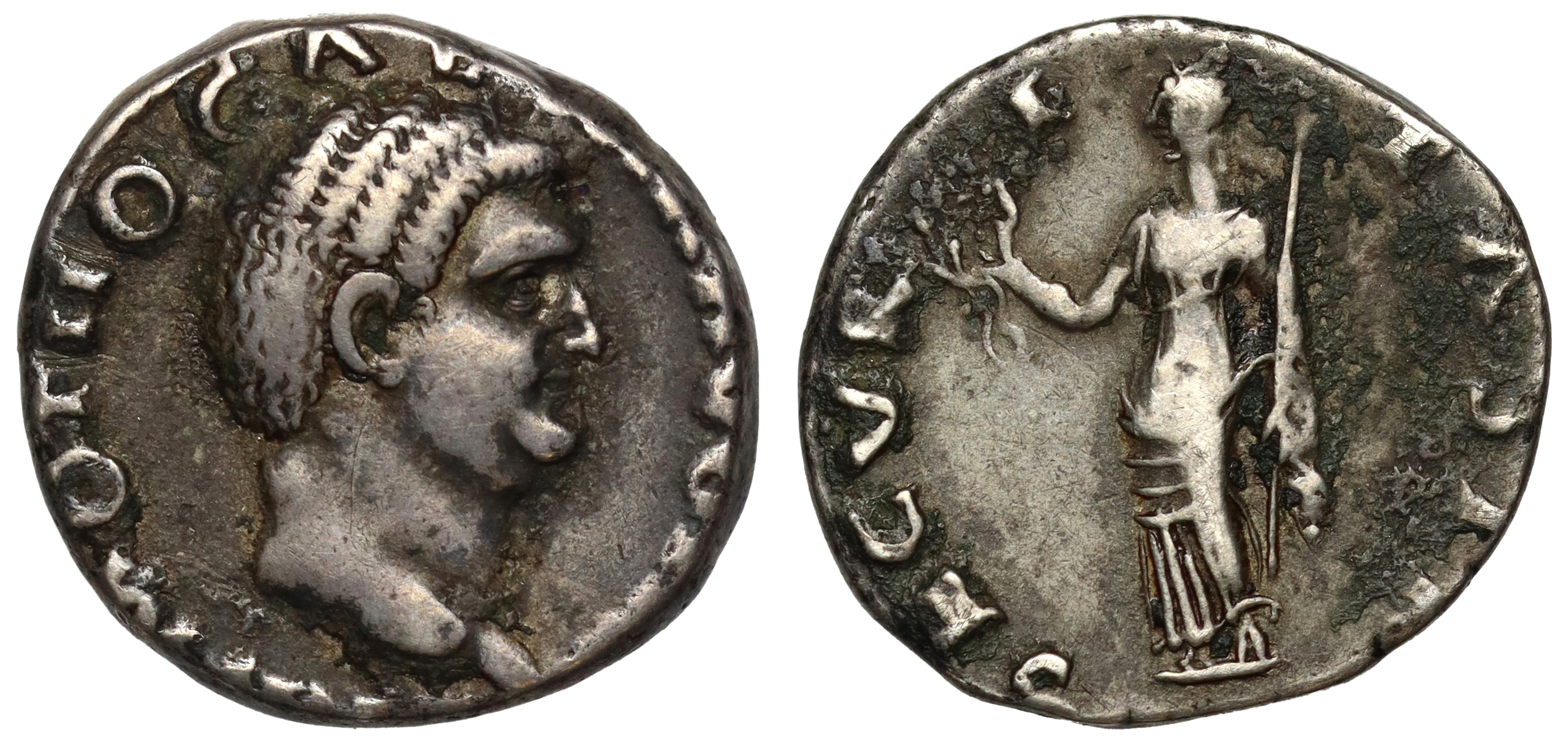 Otho, Silver Denarius, Securitas. | Roman Imperial Coins