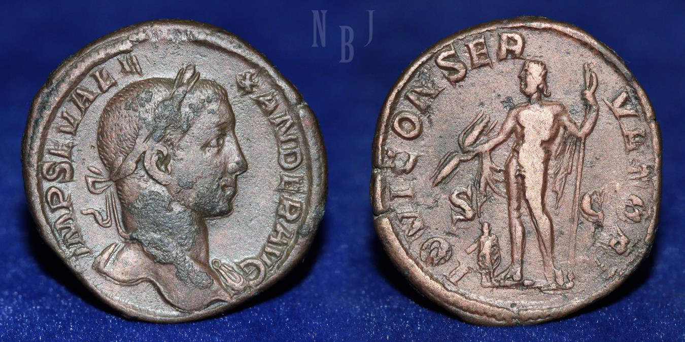Roman Empire: Severus Alexander AE Sestertius. Rome Mint, 222-231 AD ...