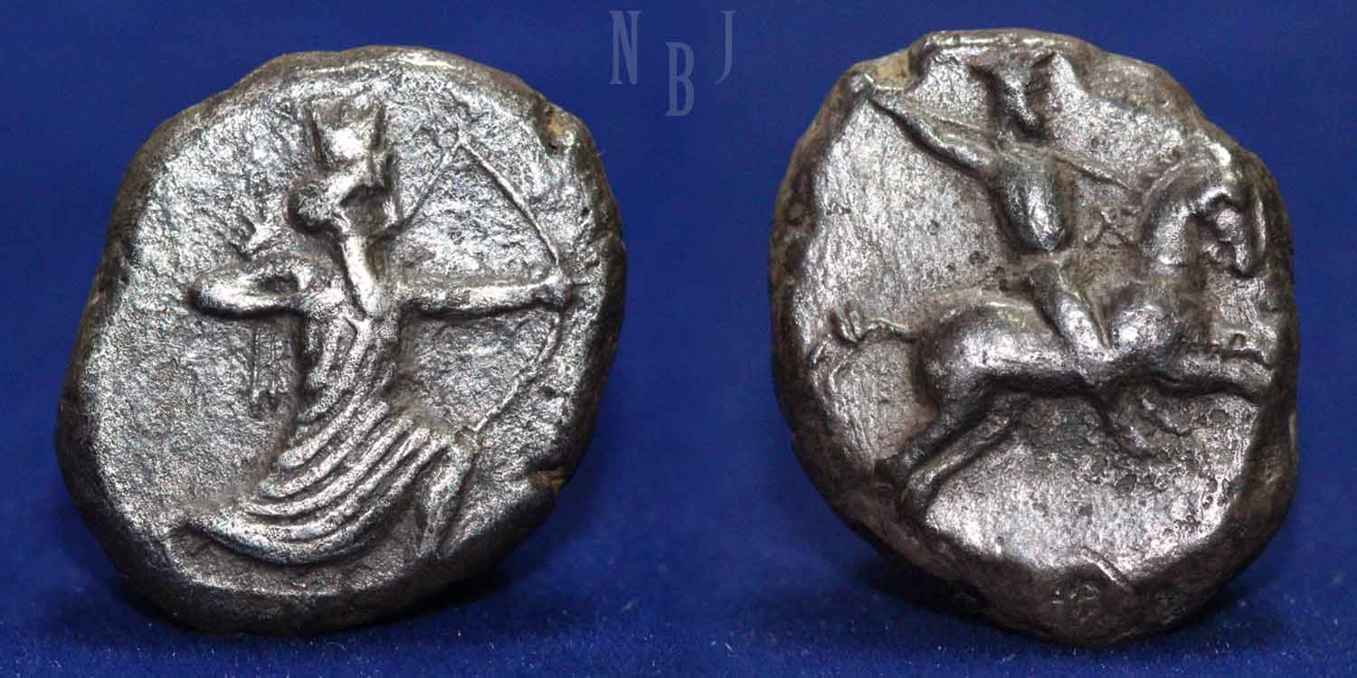 CARIA: Achaemenid Period. Circa 350-334 BC. AR Tetradrachm, 14.02gm