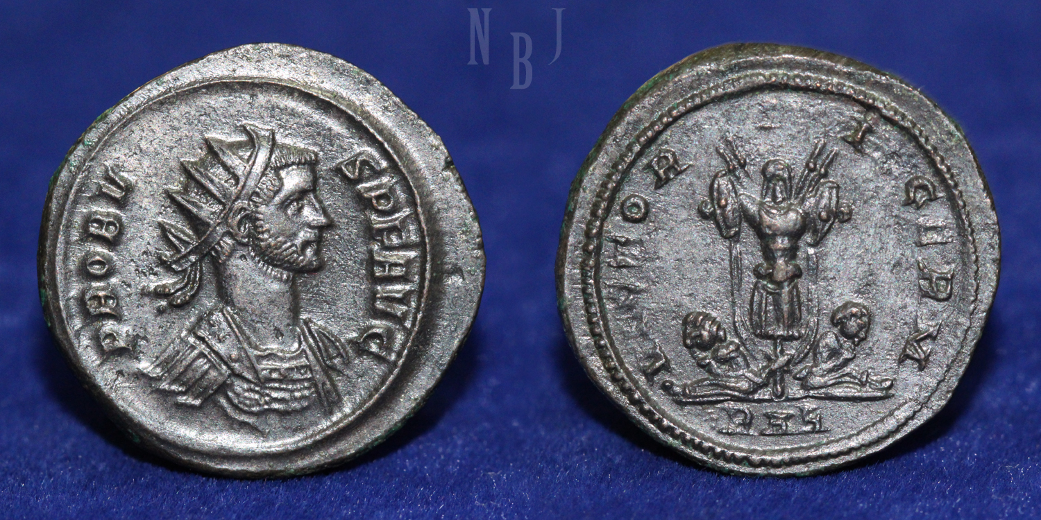 ROMAN EMPIRE: PROBUS (276-282 AD), Billon Antoninianus, Radiate, 4.43gm, EF