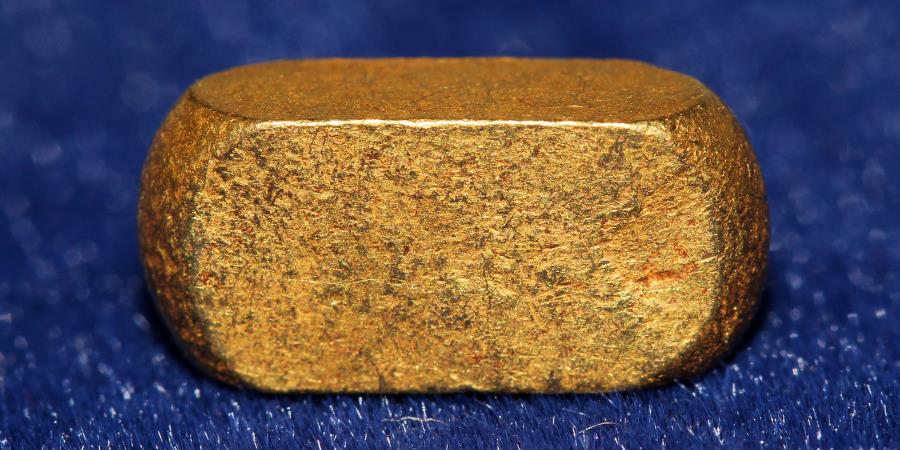 Ancient small Gold Bar (11 mm, 3.14 g)