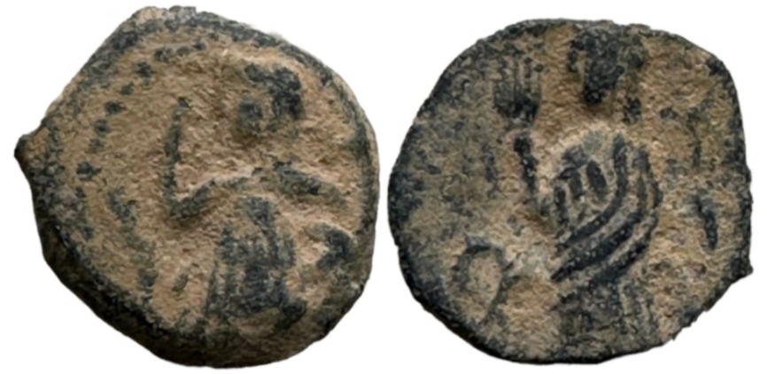 Aretas IV with shaqilat .9 BCE-40 CE. | Ancient Eastern Coins