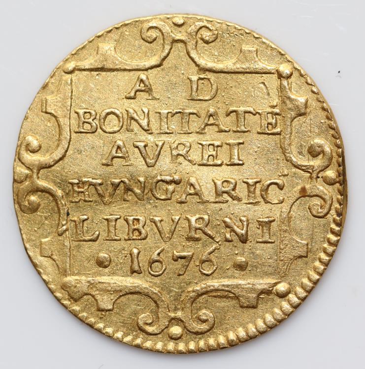Coins of Italian mints Livorno Cosimo III de'Medici, 1670-1720. Ongaro ...