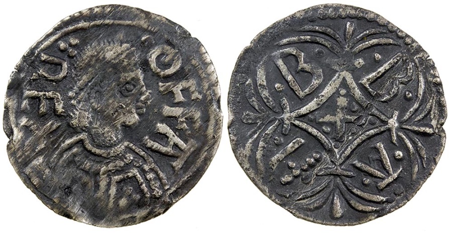 Britain. Kings of Mercia. King Offa, AD 757 to 796. RARE PORTRAIT TYPE.