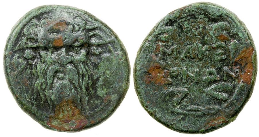 Macedonian Republic, Roman rule, 166-165 BC. AE unit. | Greek Coins