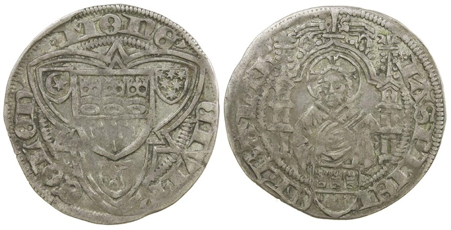 Germany, Cologne. Anonymous city coin after AD 1474. Silver Weissphenning.