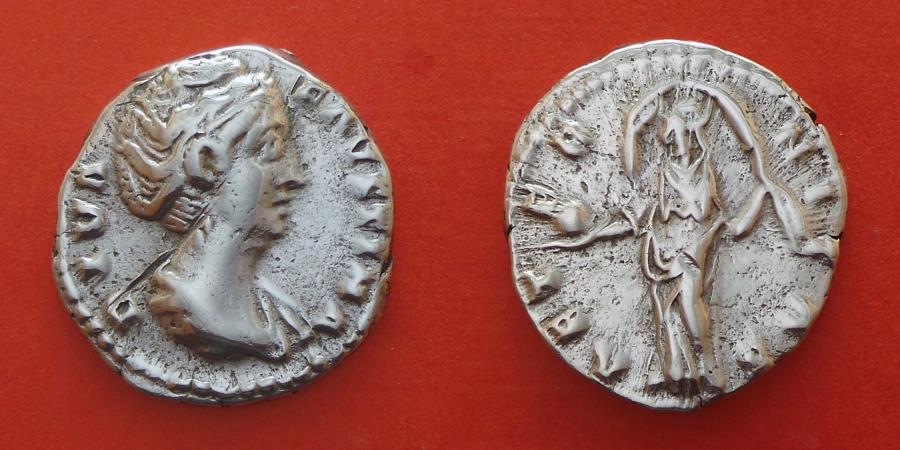 DIVA FAUSTINA AR DENARIUS ROME | Roman Imperial Coins