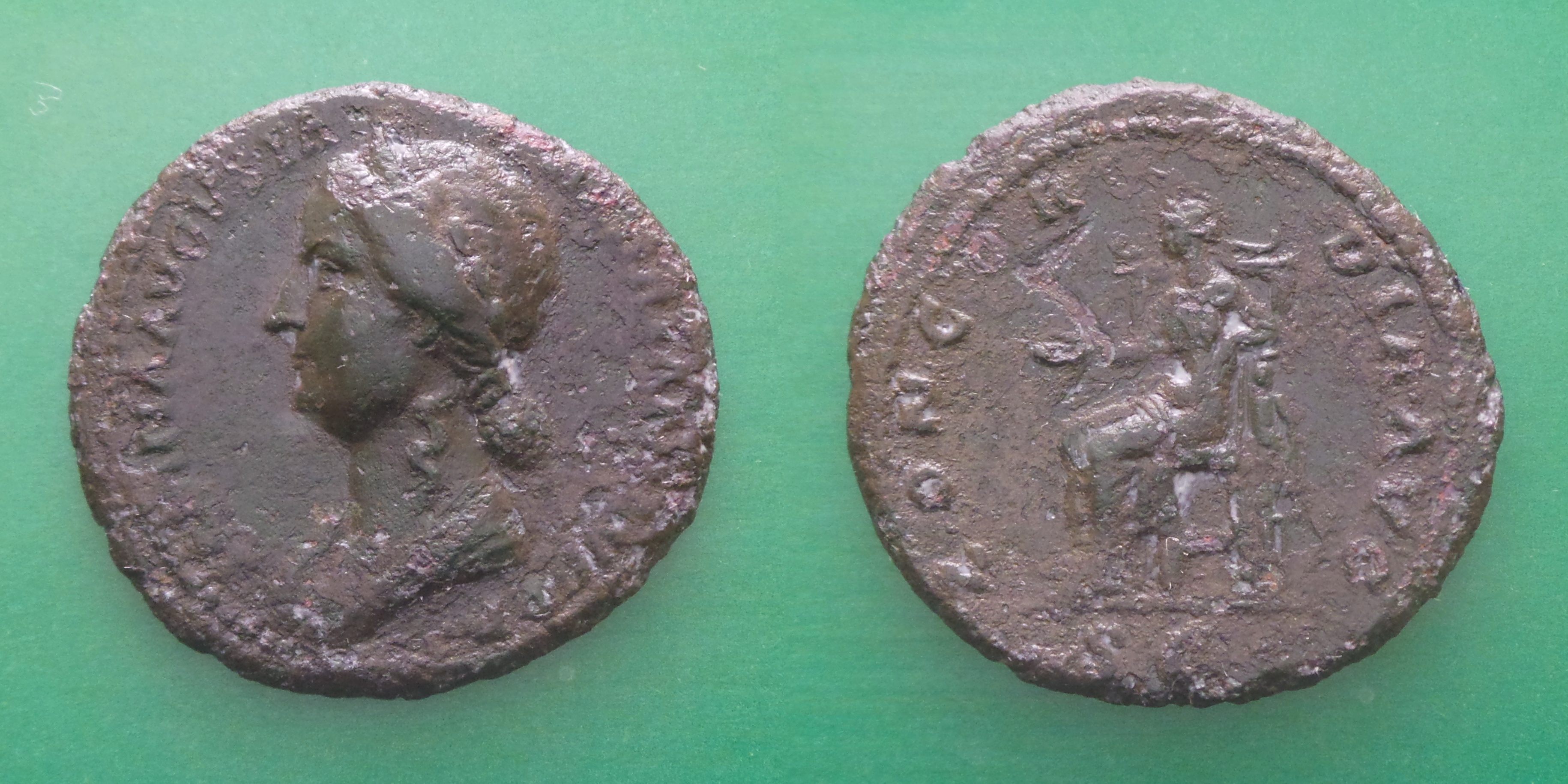 Sabina, wife of Hadrian. (Augusta, 128-136/7). As Rome , as | Roman ...