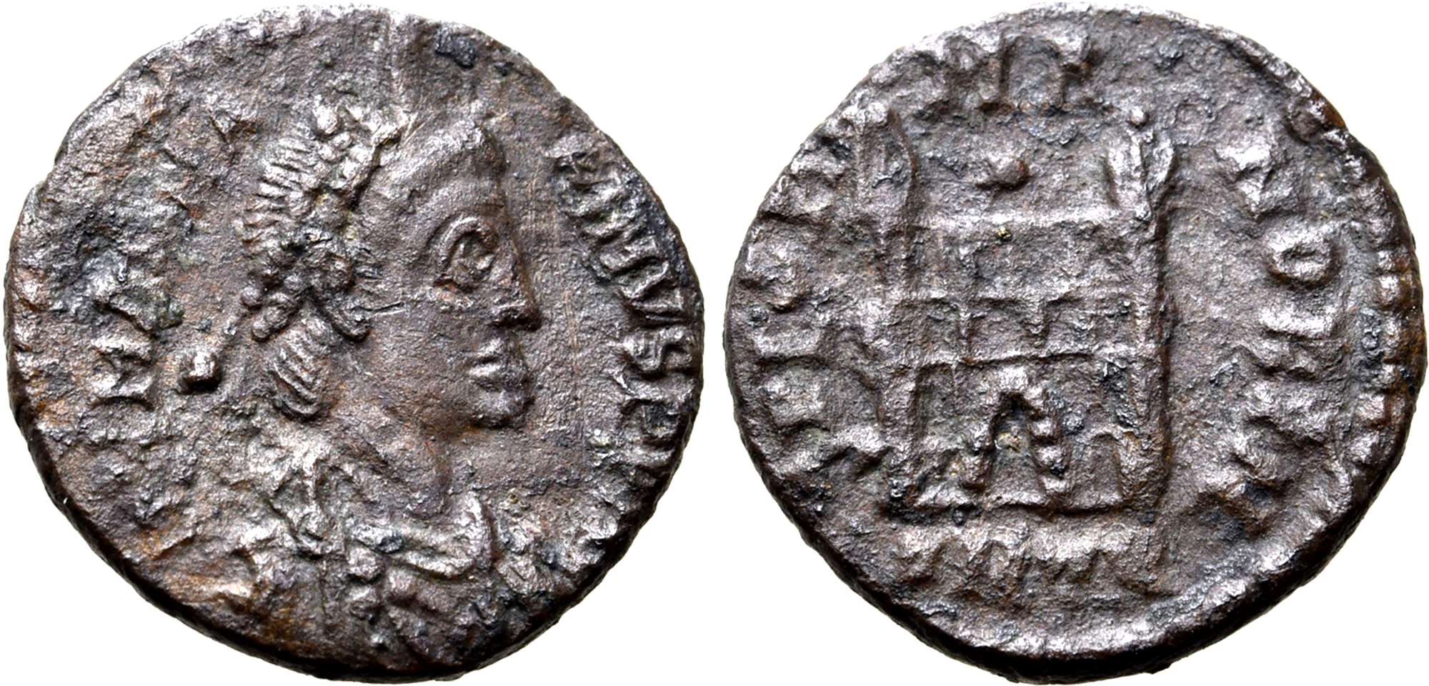 Magnus Maximus Æ 13mm. Treveri, AD 387-388. Very rare | Roman Imperial ...