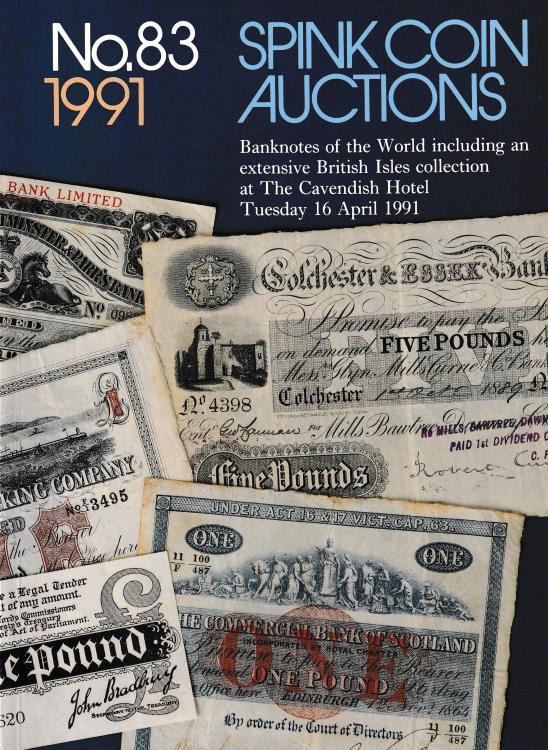Spink Coin Auctions, No. 83 Banknotes of the World including an ...