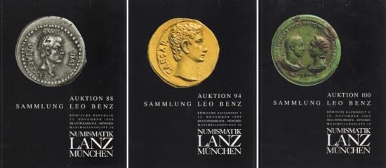 Numismatik Lanz Auktion 88, 94 & 100 - The Leo Benz Collection - Roman ...
