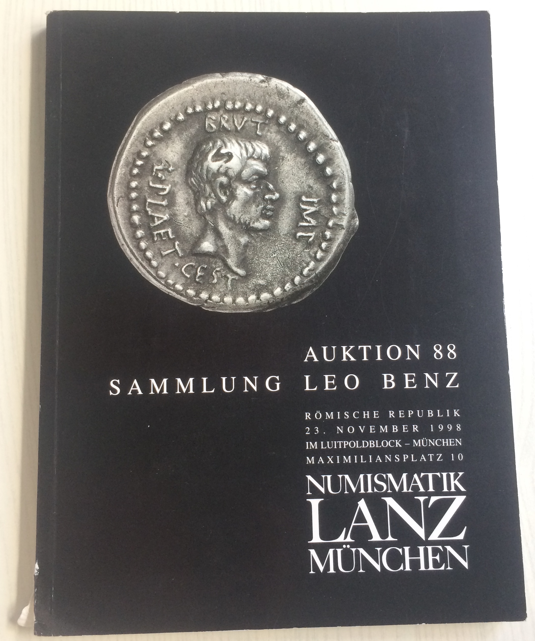 Numismatik Lanz Auktion 88 Sammlung Leo Benz Römische Republik - Lanz ...
