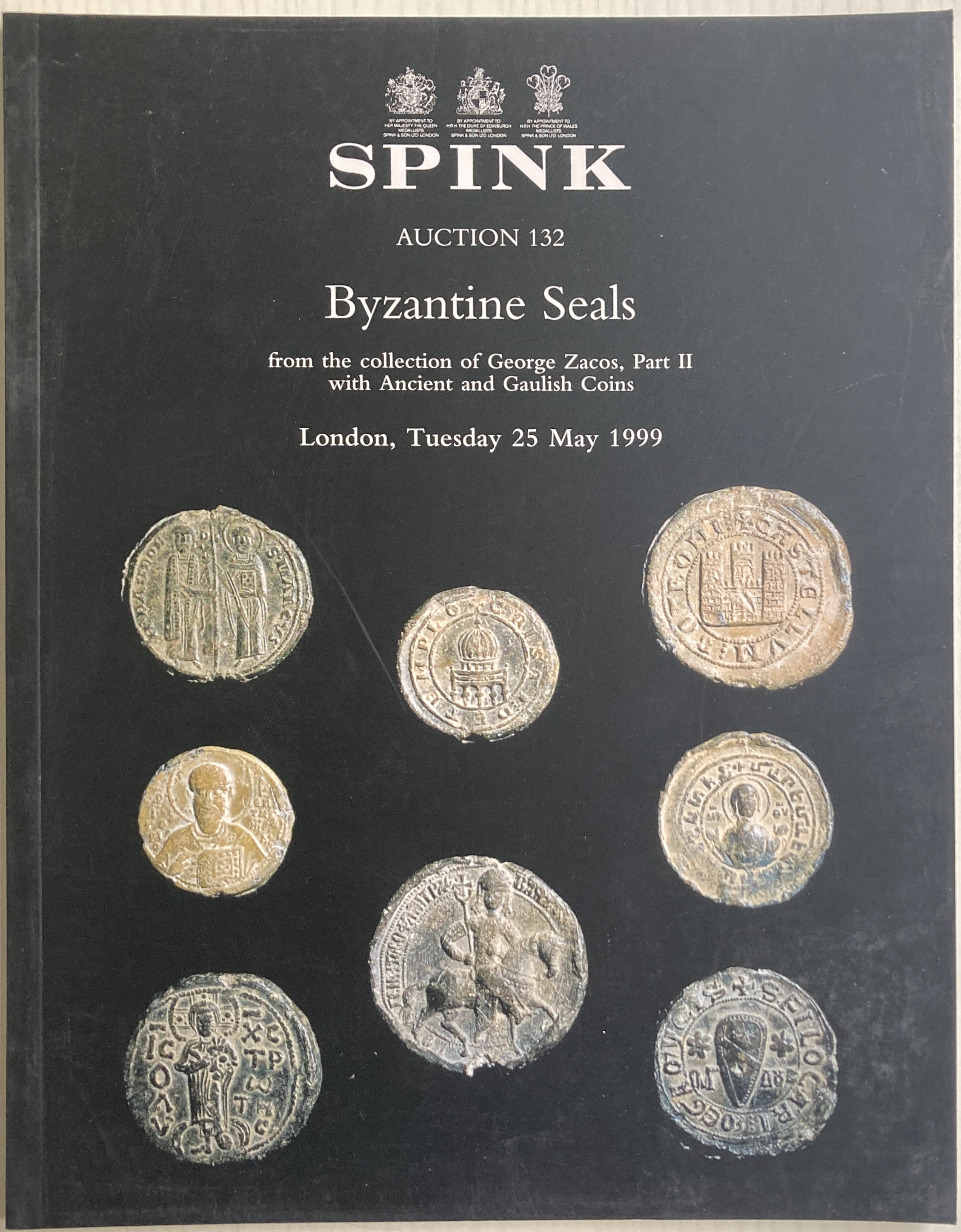 Spink, Auction 132 Byzantine Seals from the collection of George Zacos ...