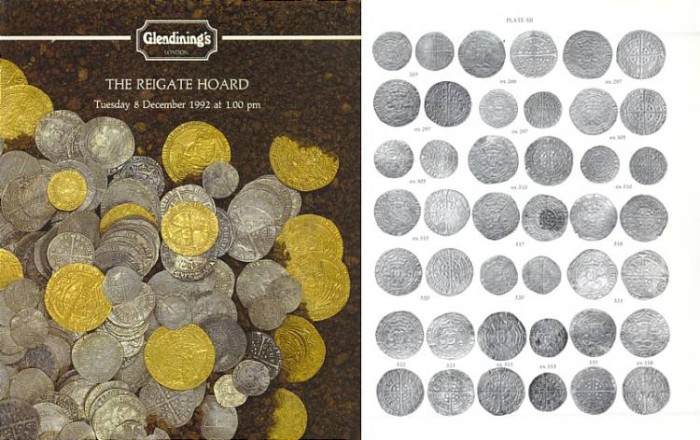 Glendining & Co. The Reigate Hoard. London, December 8, 1992.