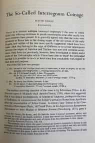Yonge D. The So-Called Interregnum Coinage. | Roman Imperial Coins