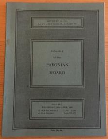 Sotheby & Co. Catalogue of the Paeonian Hoard being Coins in Gold and ...