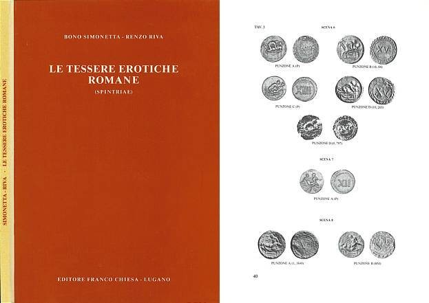 Bono Simonetta and Renzo Riva - Le tessere erotiche romane (spintriae ...