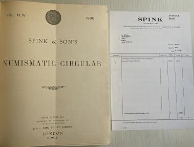 Spink & Son Numismatic Circular vol XLIX-XLVII (1936 to 1939) SCARCE