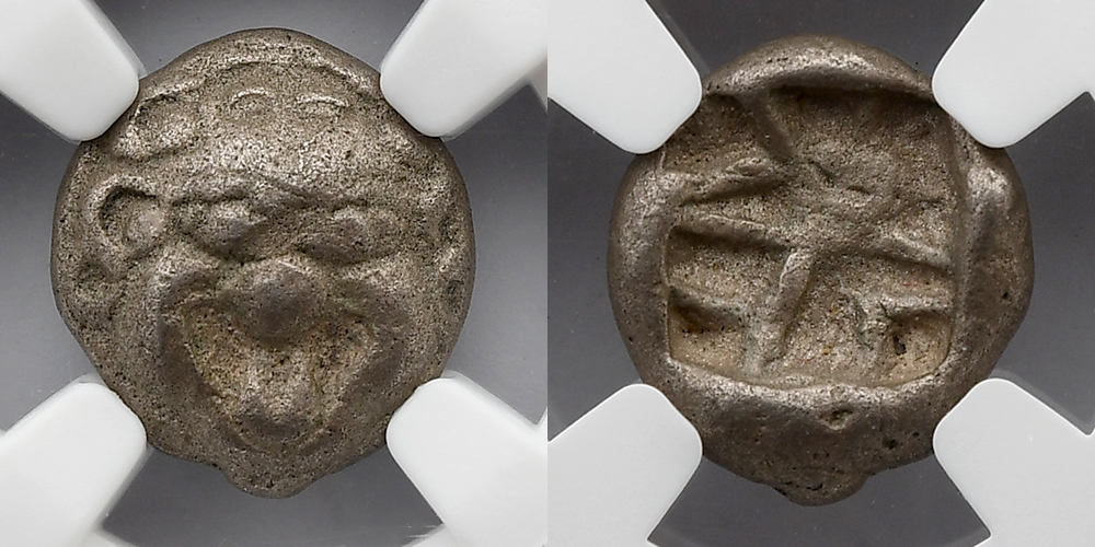 GREEK: Mysia, Parium, c. 500-450 BC, AR Drachm, NGC Ch VF | Greek Coins
