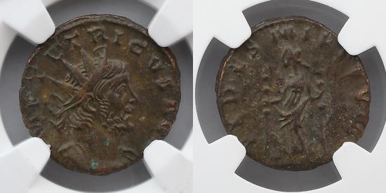 ROMAN EMPIRE: Gallic Empire, Tetricus I, AD 271-274, BI Double Denarius ...