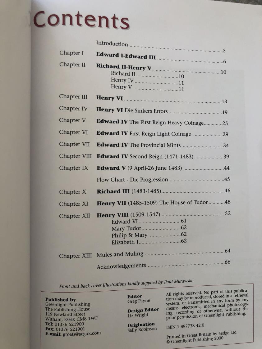 MEDIEVAL ENGLISH GROATS BY IVAN BUCK: New Condition, 2000, Paperback ...