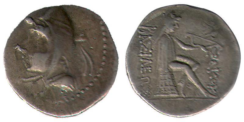 Item#19646, KINGS OF PARTHIA, MITHRIDATES I (CA 164-132 BC). AR silver ...