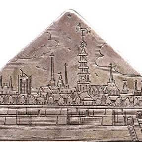 50 stuiver noodmunt stad Groningen 1672 | European Coins