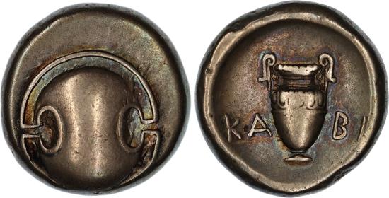 Boeotia, Thebes, Silver Stater, 368-364 BC [AGC2-73] | Greek Coins