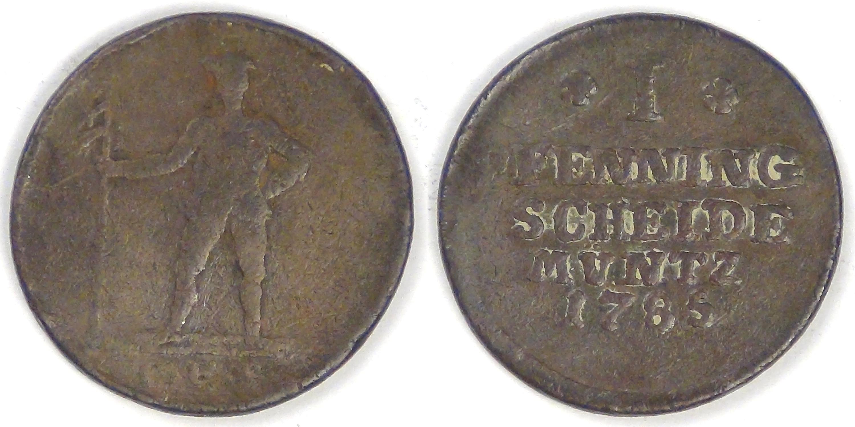 GERMANY - Brunswick-Lüneburg-Calenberg-Hanover, George III, 1785 CES ...