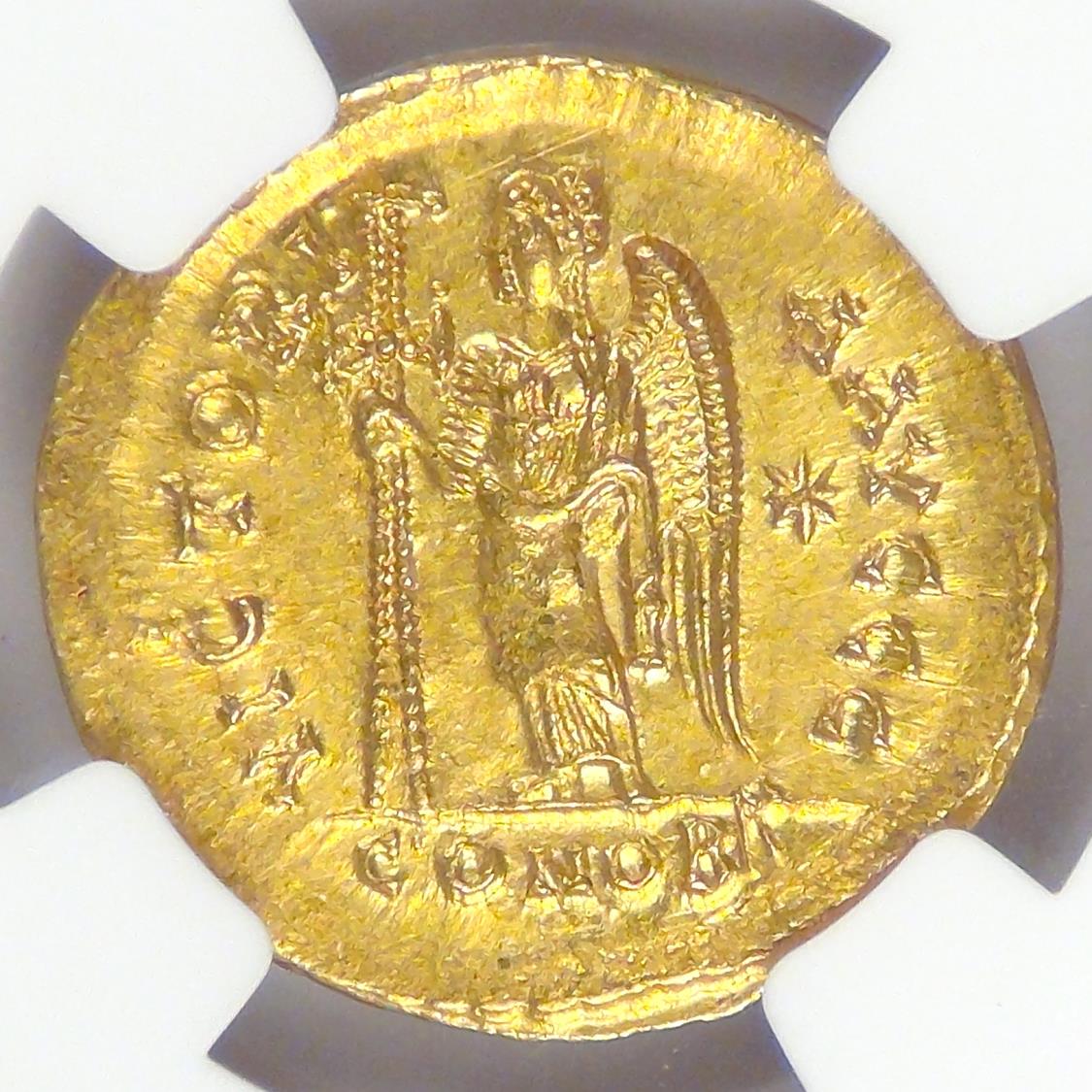 EASTERN ROMAN EMPIRE, Basiliscus (alone)(475-476 AD), 475 AD, Gold ...