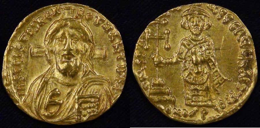 BYZANTINE EMPIRE, Justinian II (1st reign 685-695 AD), Gold Solidus ...
