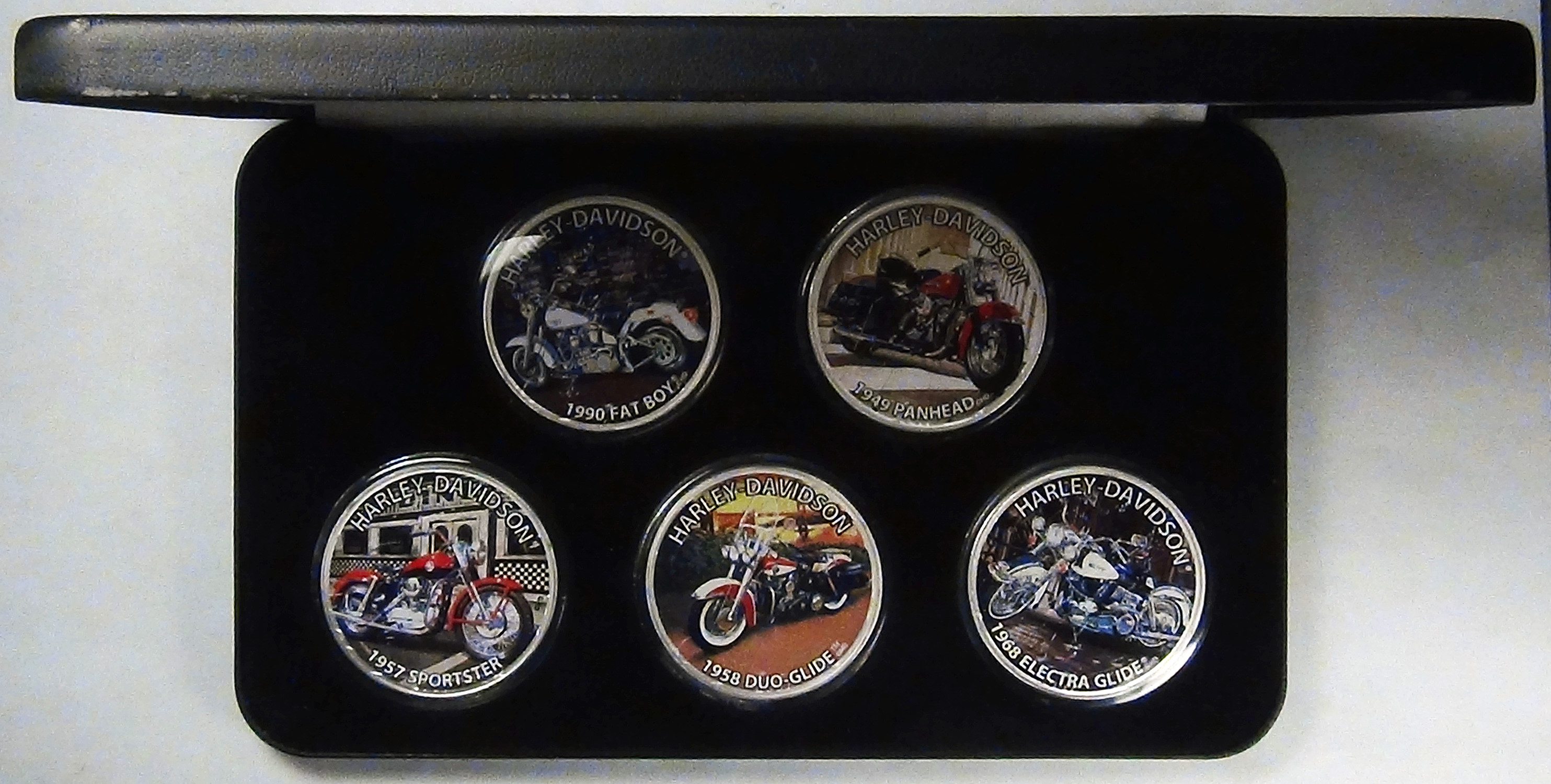 The Heritage of Harley-Davidson U.S. Silver Eagle Dollar Coin Collection