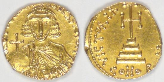 BYZANTINE EMPIRE, Anastasius II, Artemius (713-715 AD), Gold Solidus ...