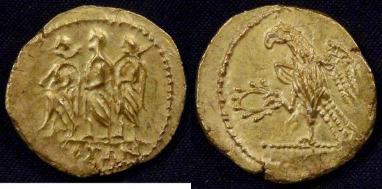 THRACE - Koson, before circa 29 BC, Gold Stater, graded about Extremely ...