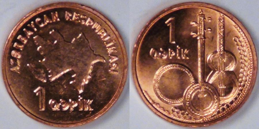 AZERBAIJAN - Republic, ND (2006) Qapik, Choice BU | European Coins