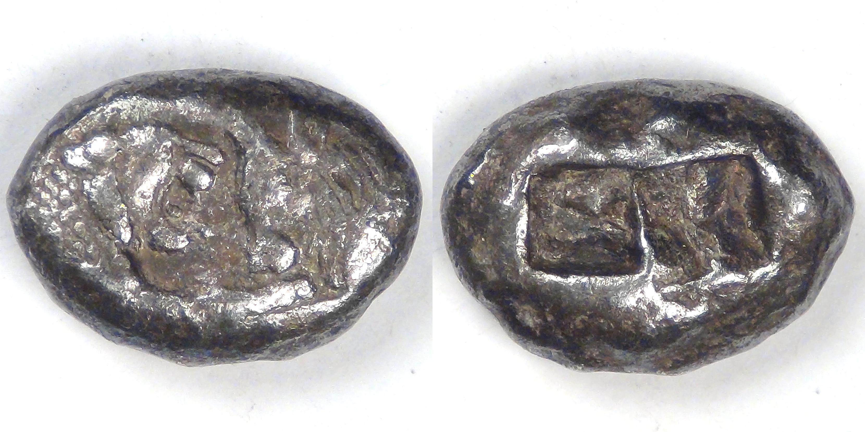 KINGDOM OF LYDIA, circa 561-546 BC, Kroisos, AR Stater / Double Siglos ...