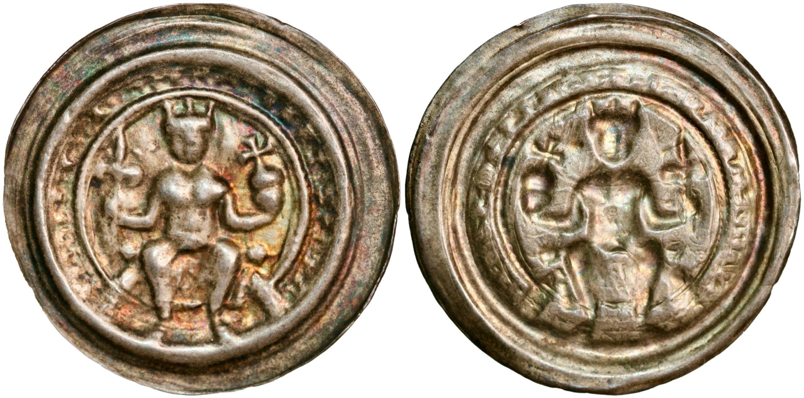 Germany, brakteat from Altenburg (1152-1190 AD) | European Coins